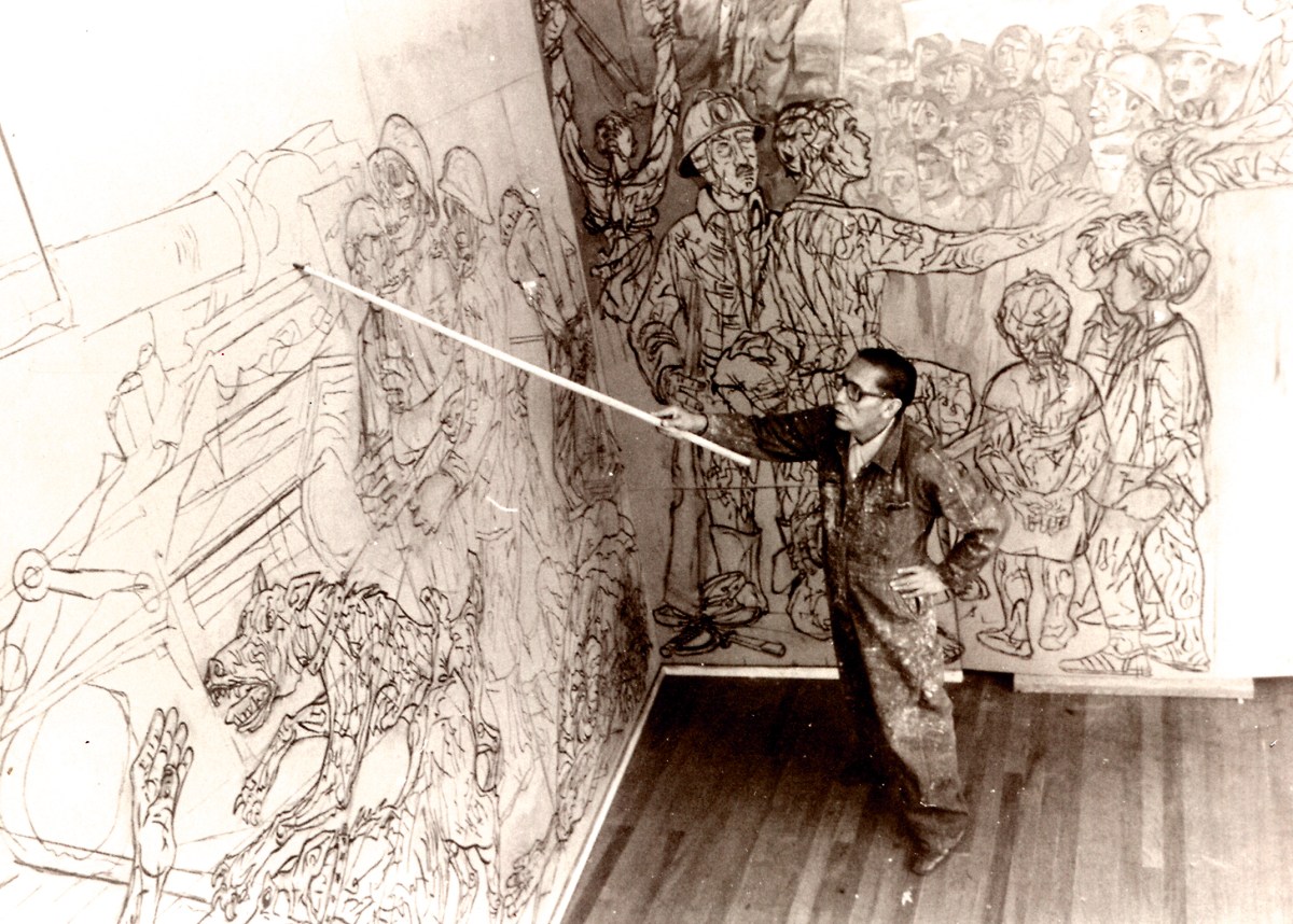 1988: El Ultimo Mural Universitario de Solón Romero – Casa Museo Solón